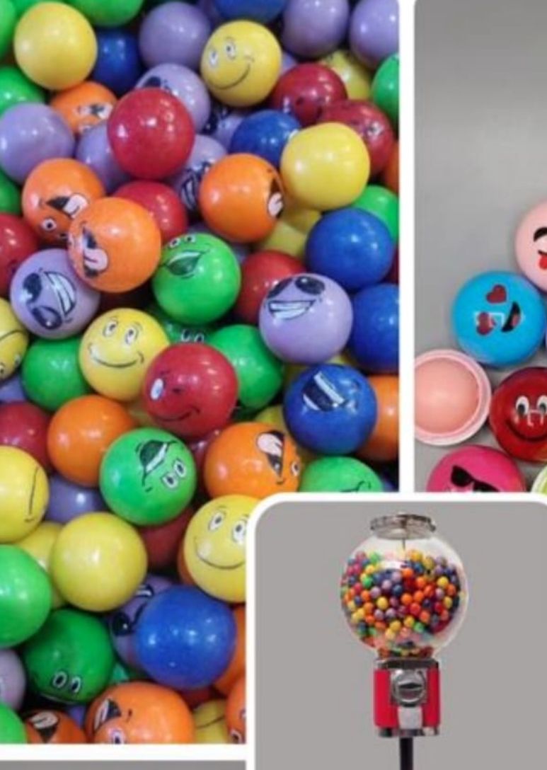 Gumballs Smiley Faces 28mm – Arcade Fundi